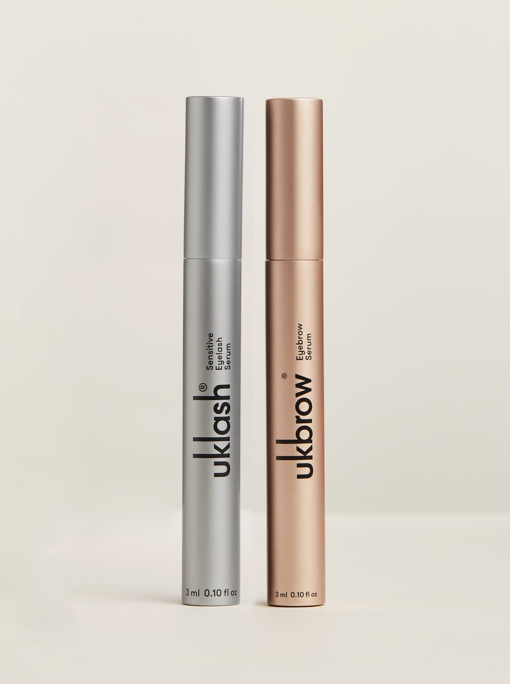 UKLASH Sensitive Lash Serum + Ukbrow Eyebrow Serum Set