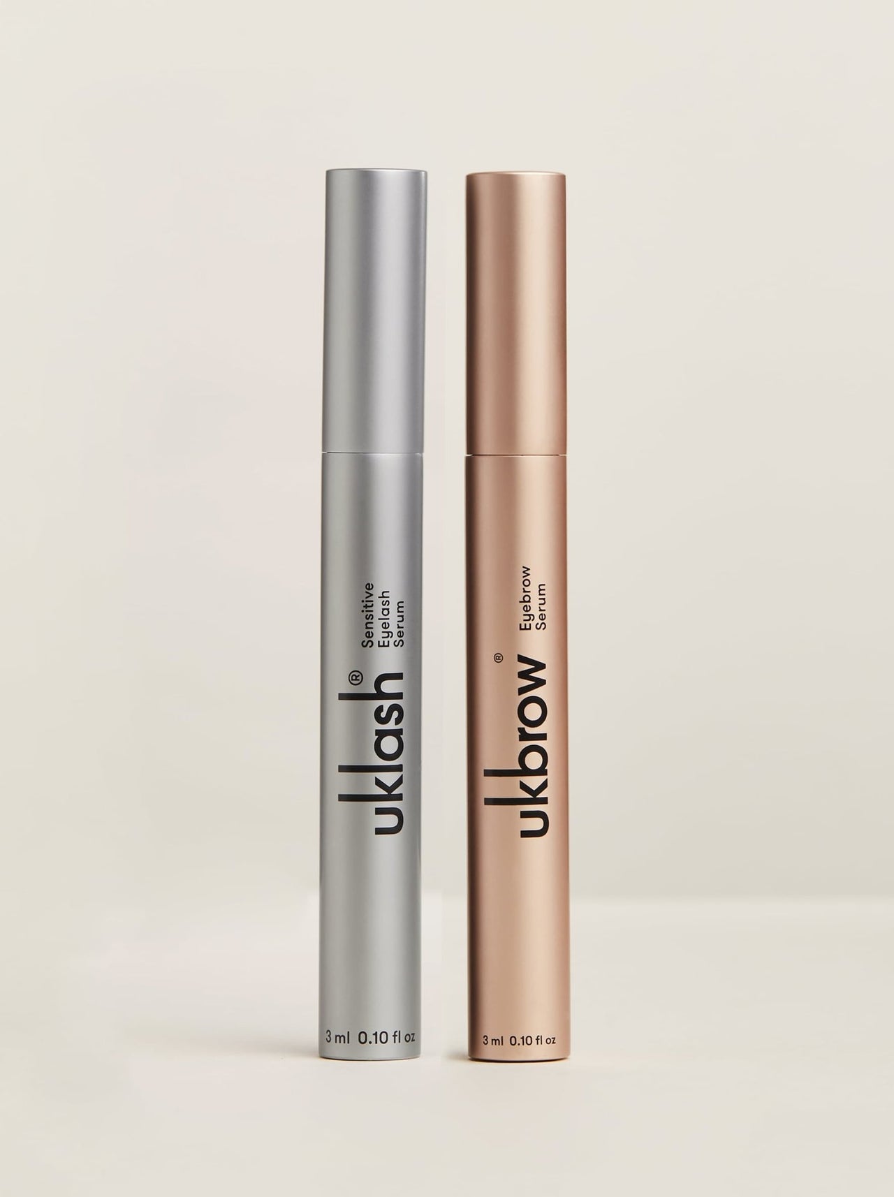 UKLASH Sensitive Lash Serum + Ukbrow Eyebrow Serum Set