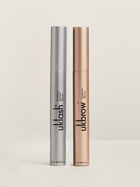 UKLASH Sensitive Lash Serum + Ukbrow Eyebrow Serum Set